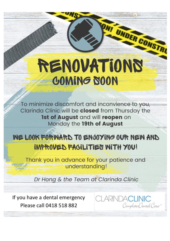 Practice Closure August 2019 | Clarinda Clinic